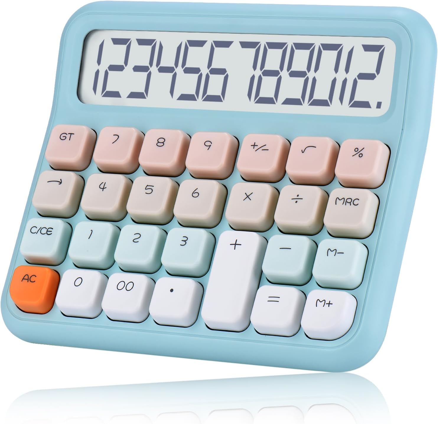 Amazon.com : Standard Function Desktop Calculator,Powered by Batteries ...