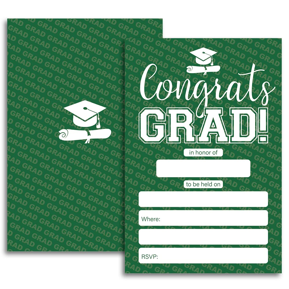 Amazon.com : FujLoy 20 Cards with Envelopes, graduation party ...