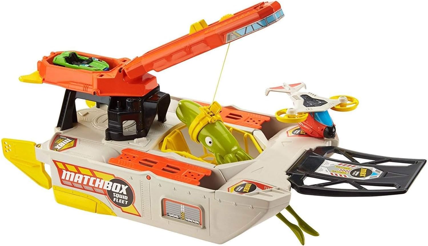 Amazon.com: Matchbox Elite Rescue Squid Marine Boat : Toys & Games