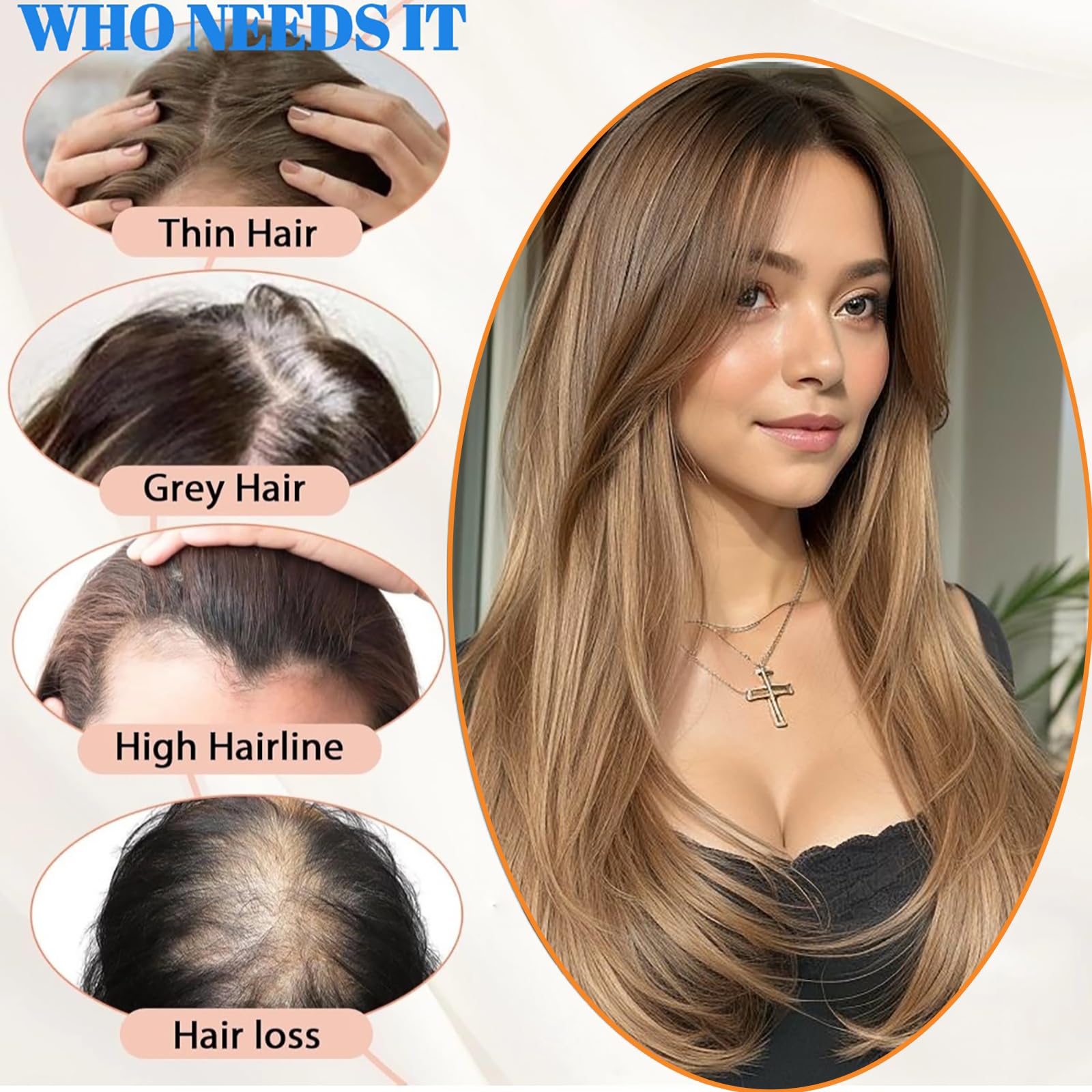 Snapklik.com : Lumhun 20Inch Hair Toppers For Women