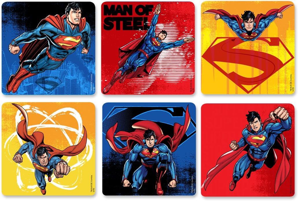 Amazon.com: Superman Stickers 100 per roll : Toys & Games