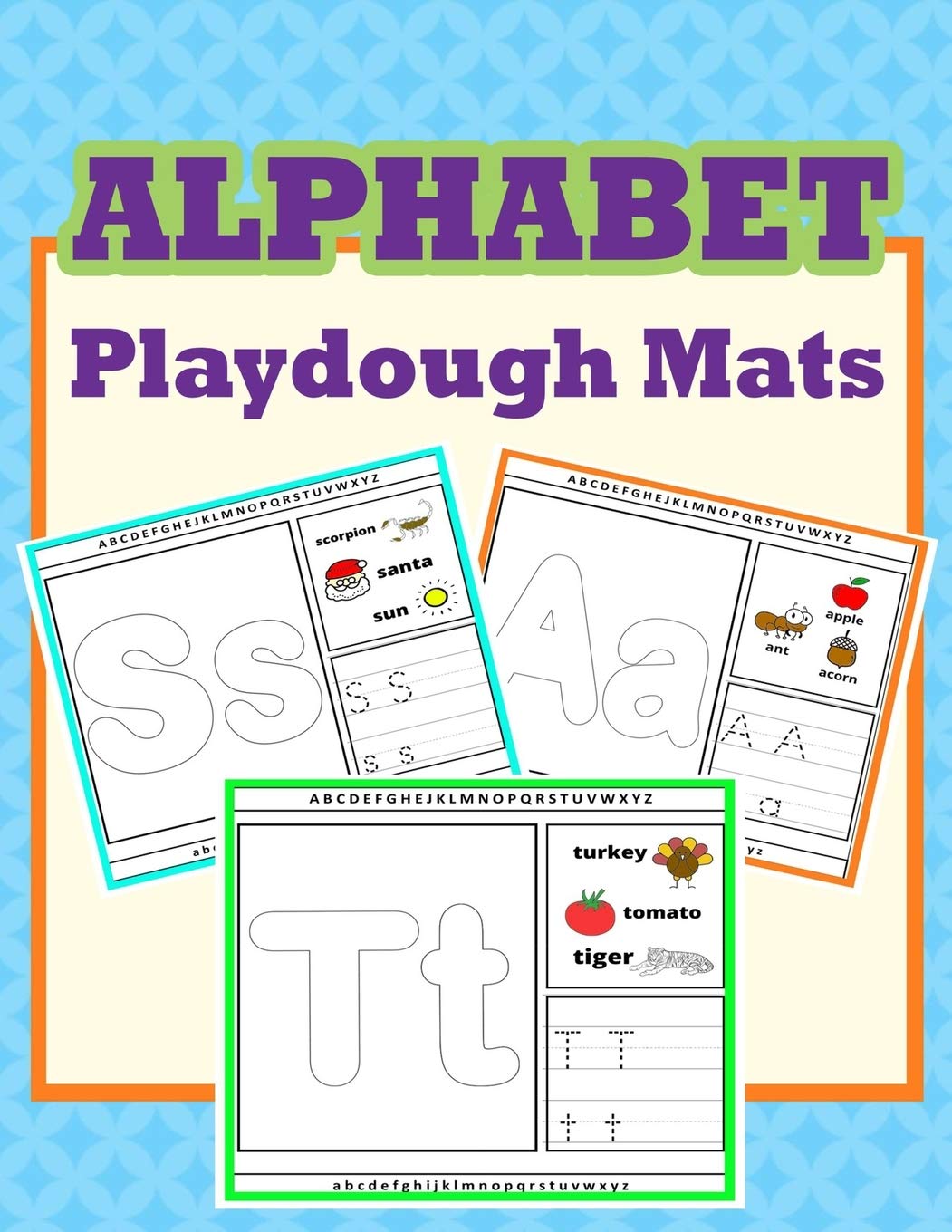 Buy Alphabet Playdough Mats: Alphabet Activities to Practice Writing ...