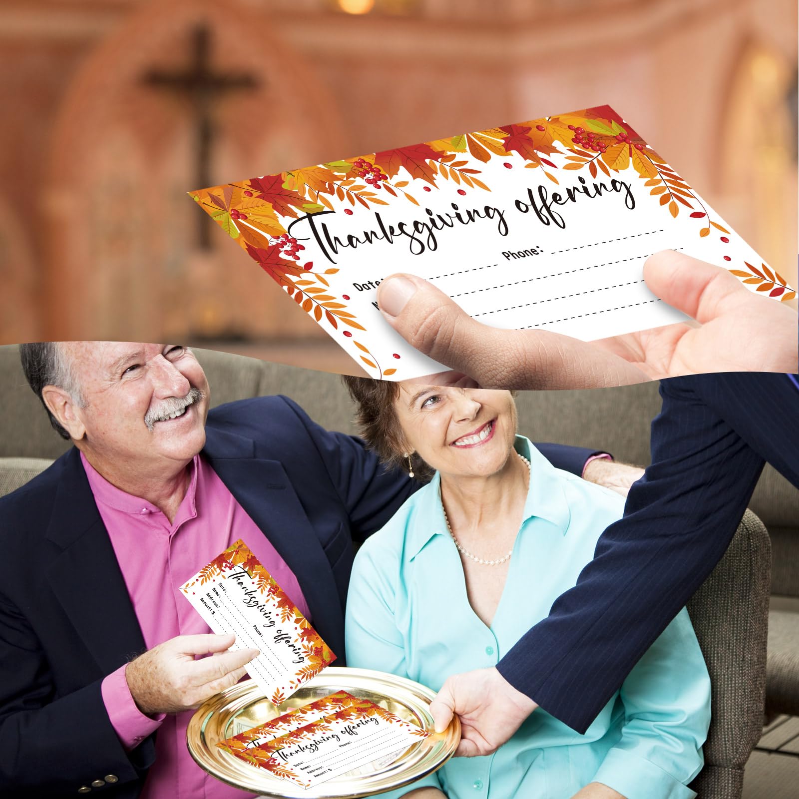 Snapklik.com : 300 Pcs Thanksgiving Church Offering Envelopes Church ...