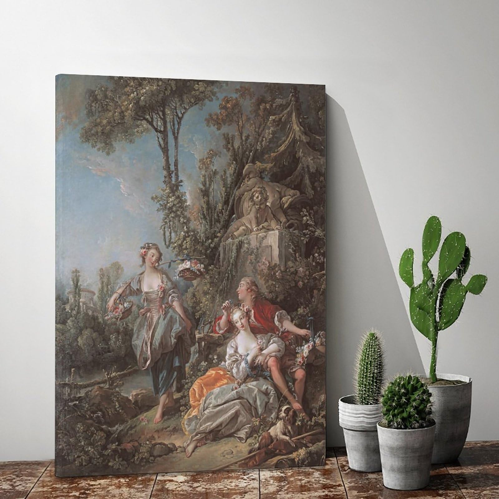 Francois Boucher Lovers In A Park