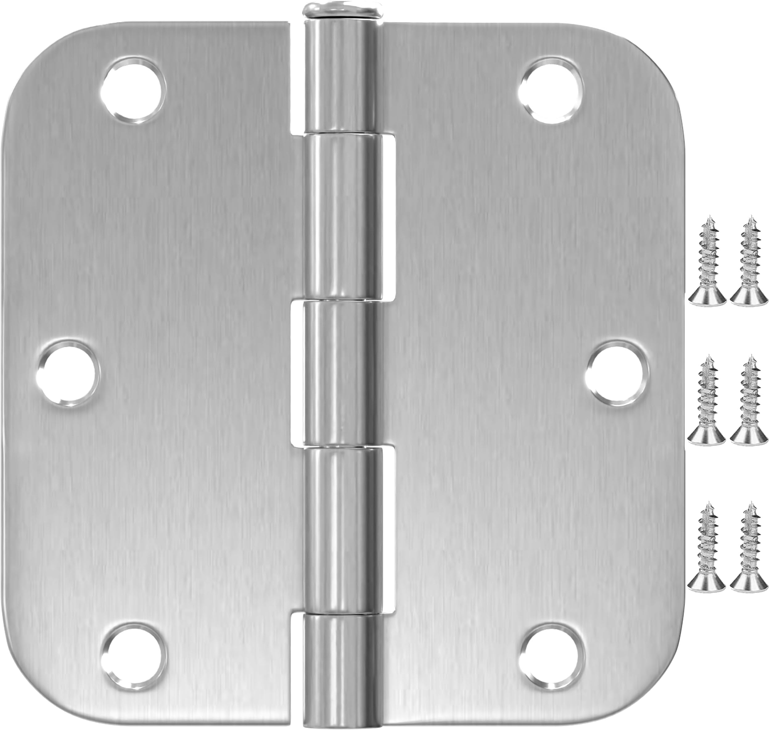 Utopia Home Pack of 01 Door Hinges 3.5 Inch Rounded, Interior Door ...