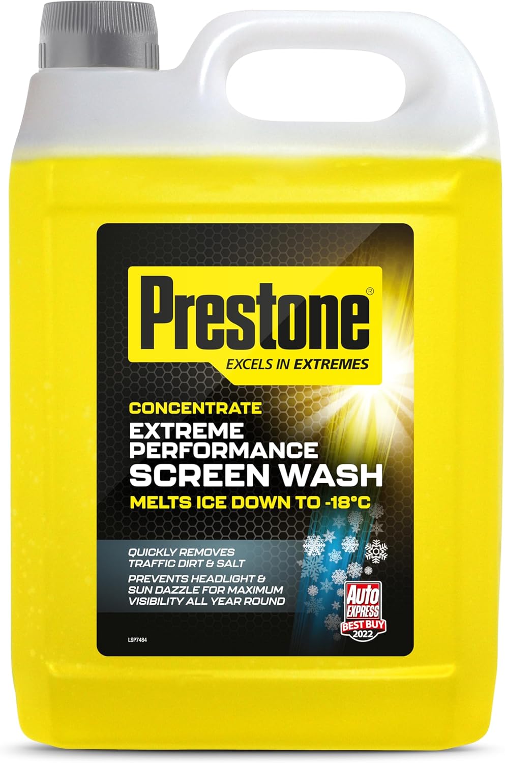 Prestone Screenwash Concentrate 5L, Screen Wash For Cars - Winter, High ...
