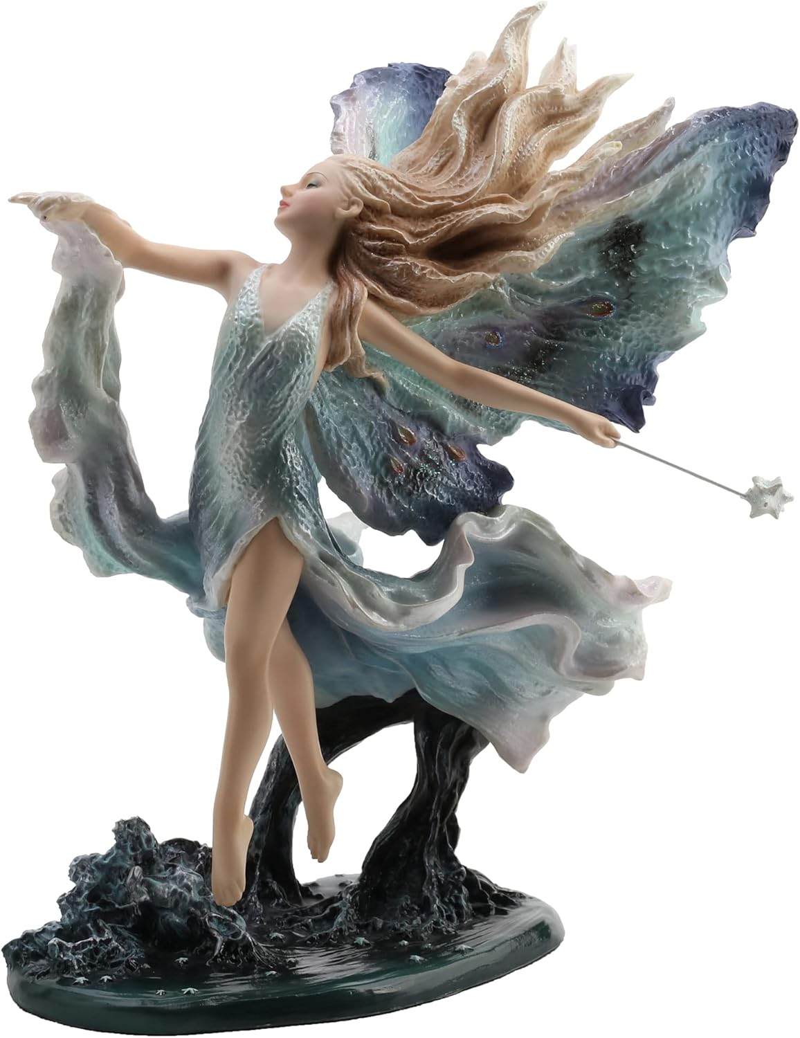 Veronese Design 9 5/8" Where Moonbeams Fall Josephine Wall Fairy ...