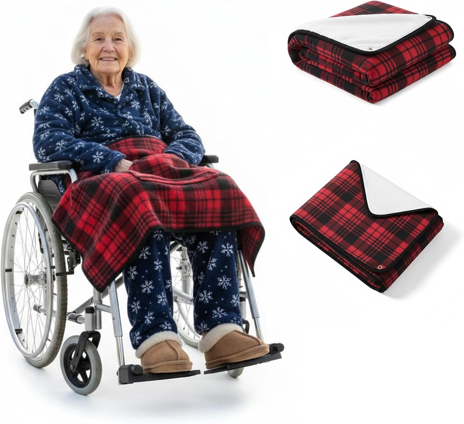 Amazon.com: IHEALTHCOMFORT Wheelchair Lap Blanket for Seniors, 43" * 28 ...
