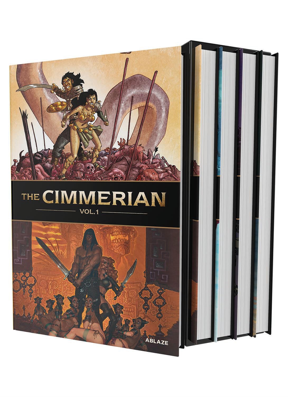 The Cimmerian Vols 1-4 Box Set : Howard, Robert E., Morvan, Jean-David ...