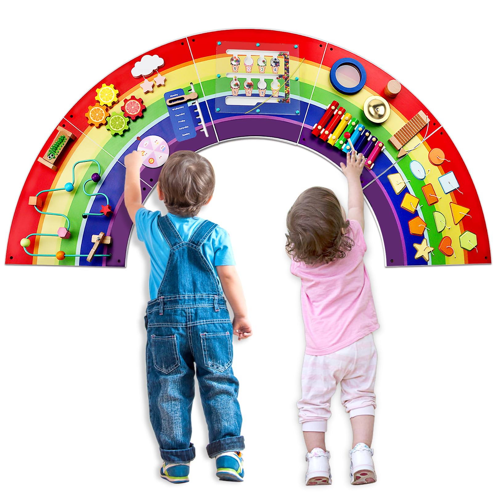 Amazon.com: Sinpedex Sensory Wall Panels for Kids: Activity Wall Board ...