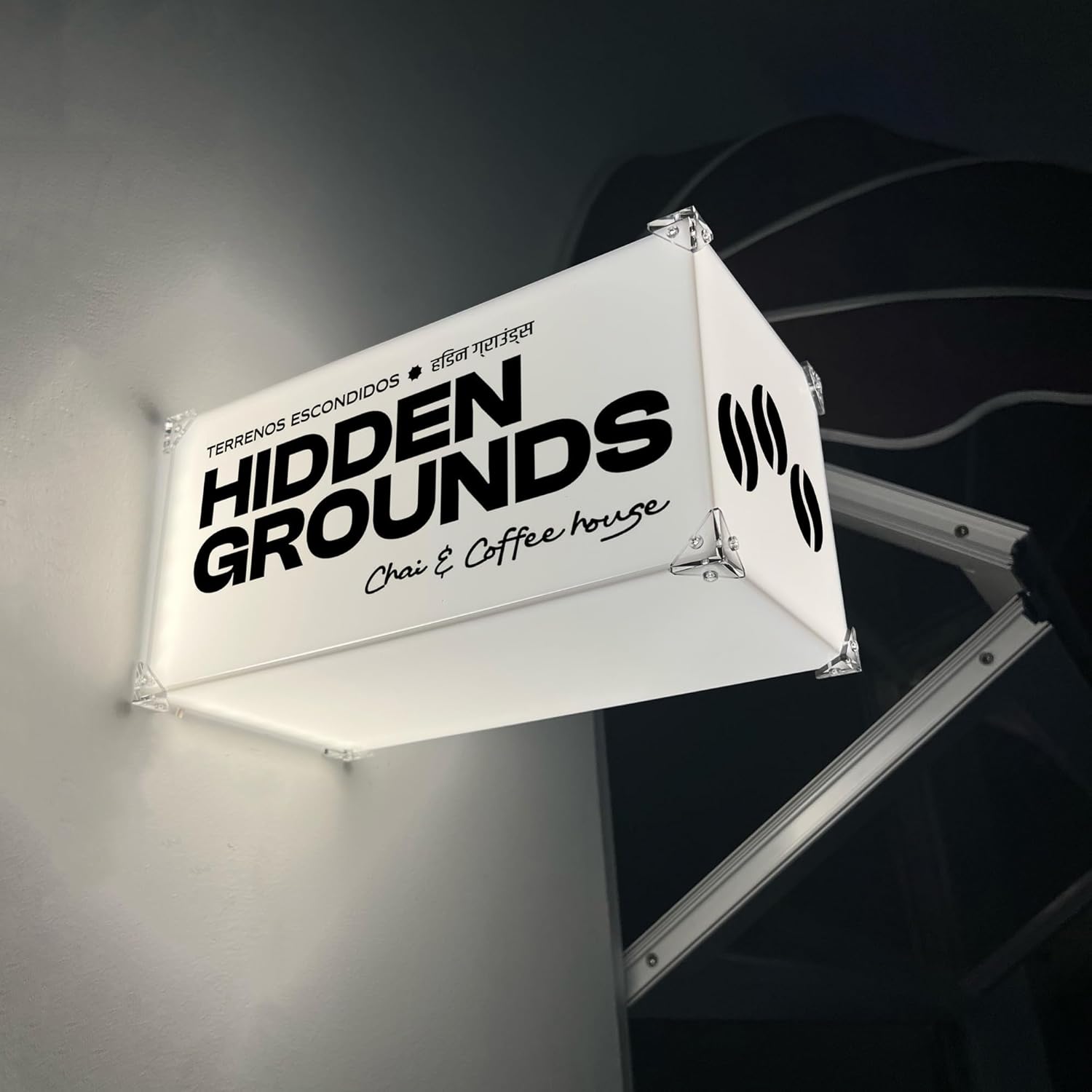 Amazon.com: LED Light Box Signboard,Shop Signage,DIY, Free Assembly and ...