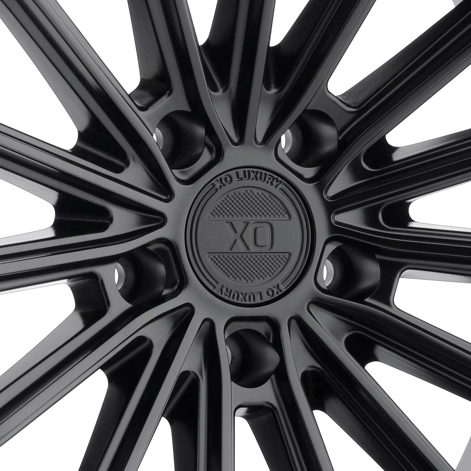 Xo Milan Matte Black Concave Wheels