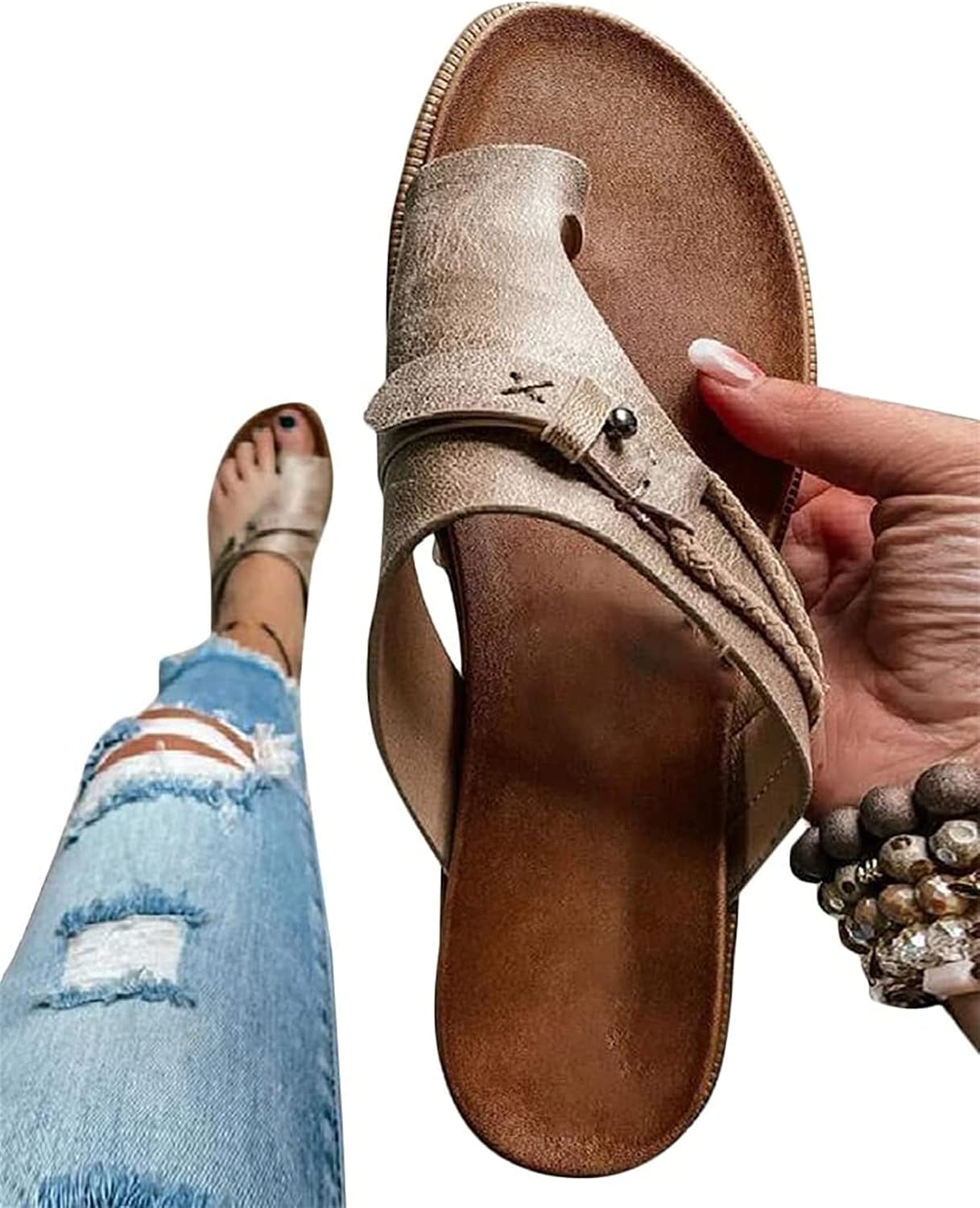 Amazon.com: BBPM Women's Orthotics Sandals Bunion Sandals Correction ...
