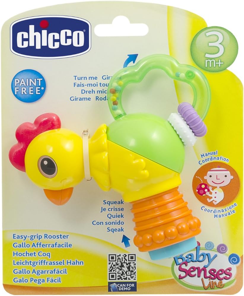 Chicco Easy Grasp Rooster Rattle – TopToy
