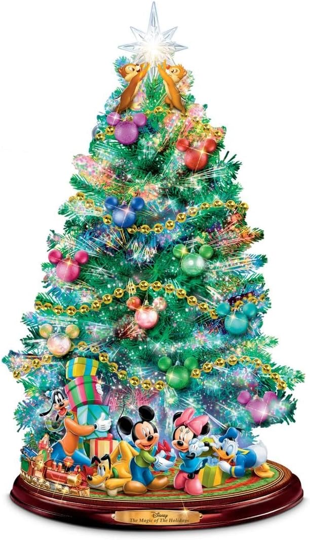 Disney 'The Magic Of The Holidays' Illuminated Fibre-Optic Tabletop ...