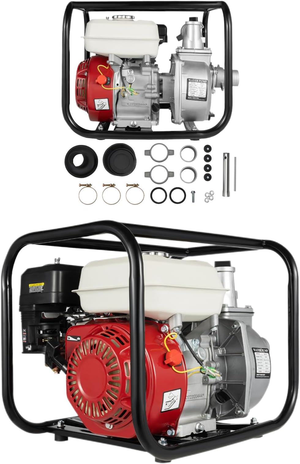 Amazon.com: CILDON Gas Powered Water Pump, 2 Inch Gasoline Engine Water ...