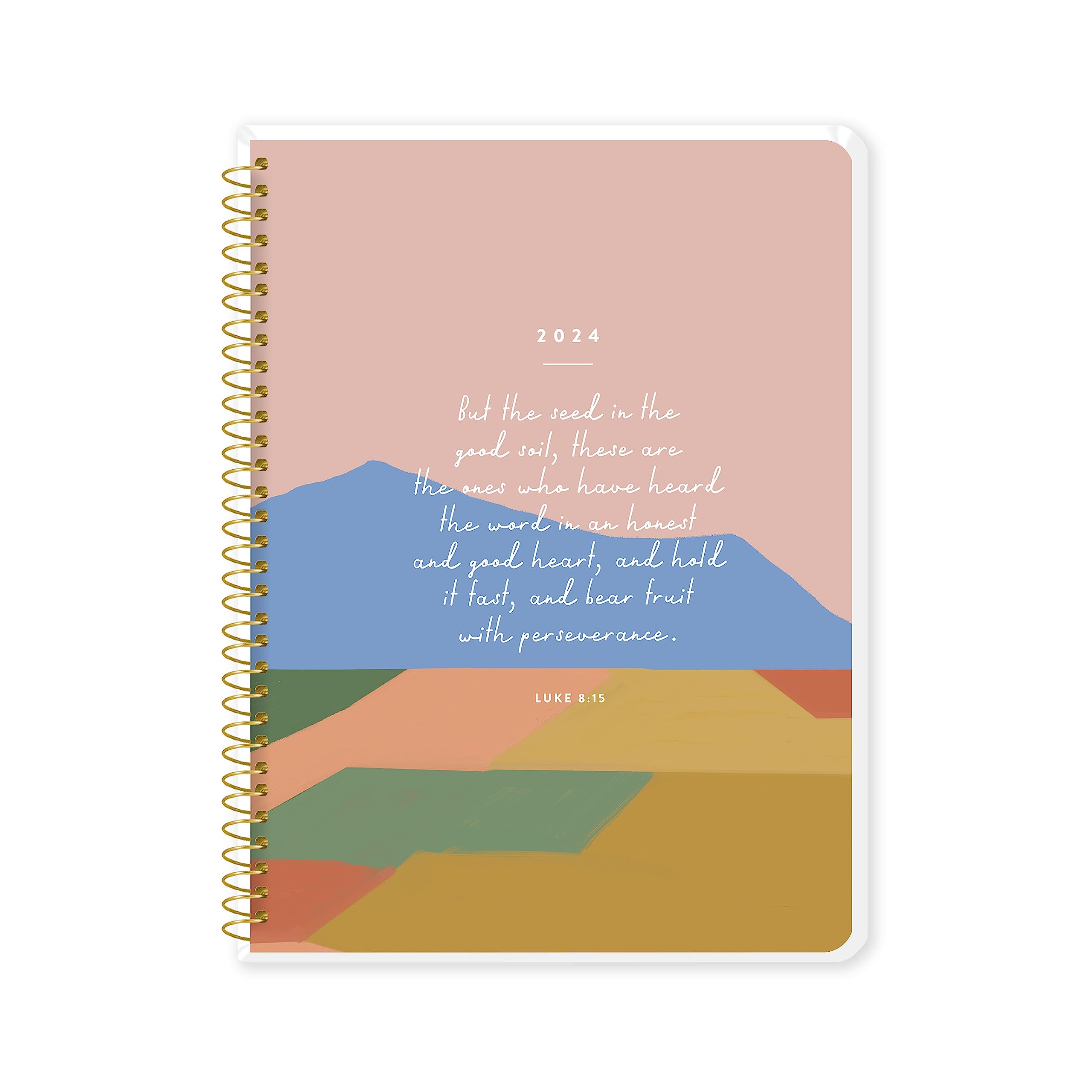 Treasure Scripture - 2024 17-Month Bible Memory Planner Spiral Bound (6 ...