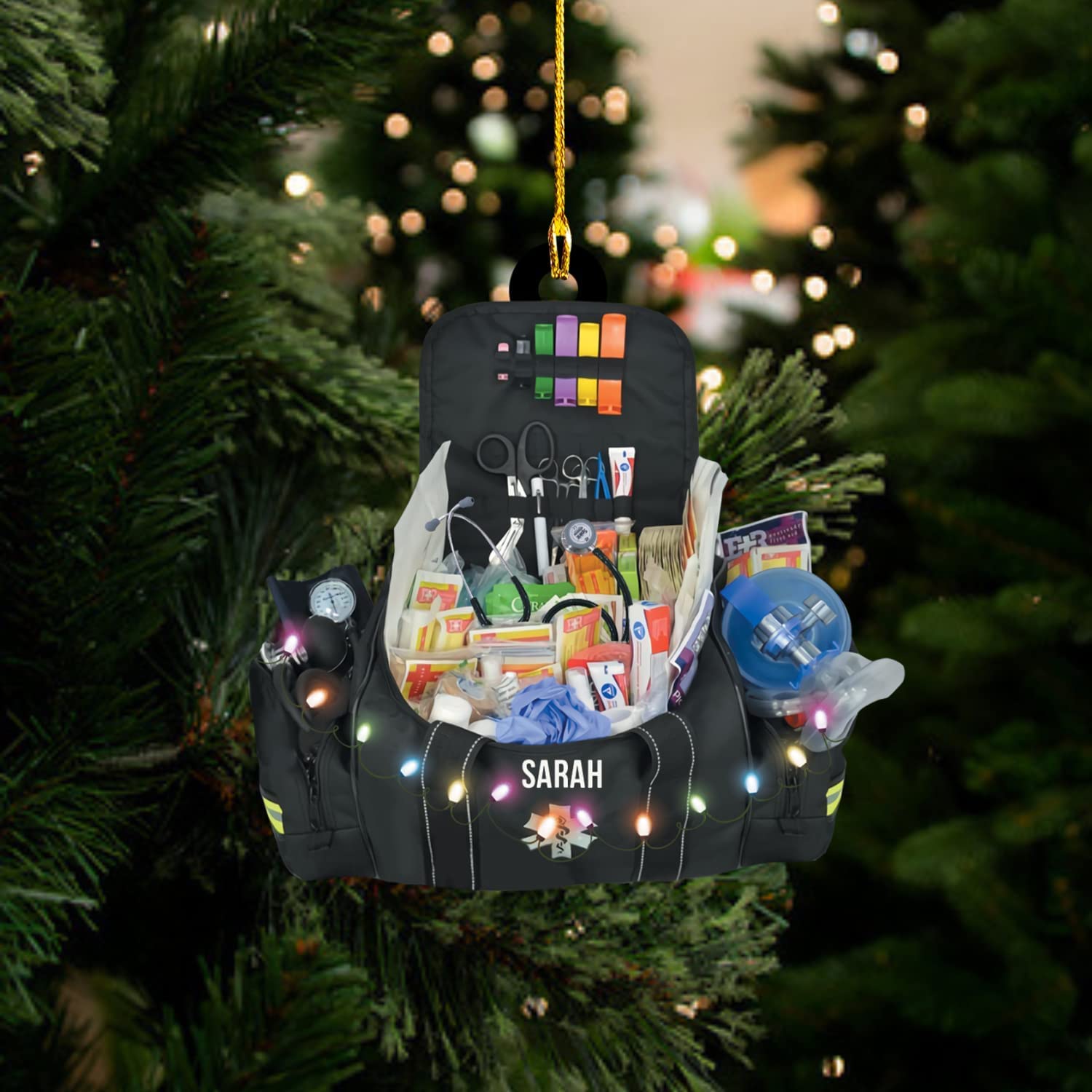 Amazon.com: Personalized EMS EMT Paramedic Christmas Ornament 2024 ...