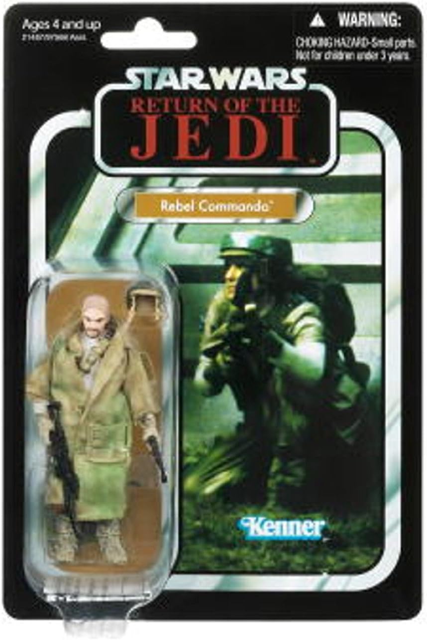Amazon.com: Star Wars 3.75 inch Vintage Figure Rebel Commando : Toys ...