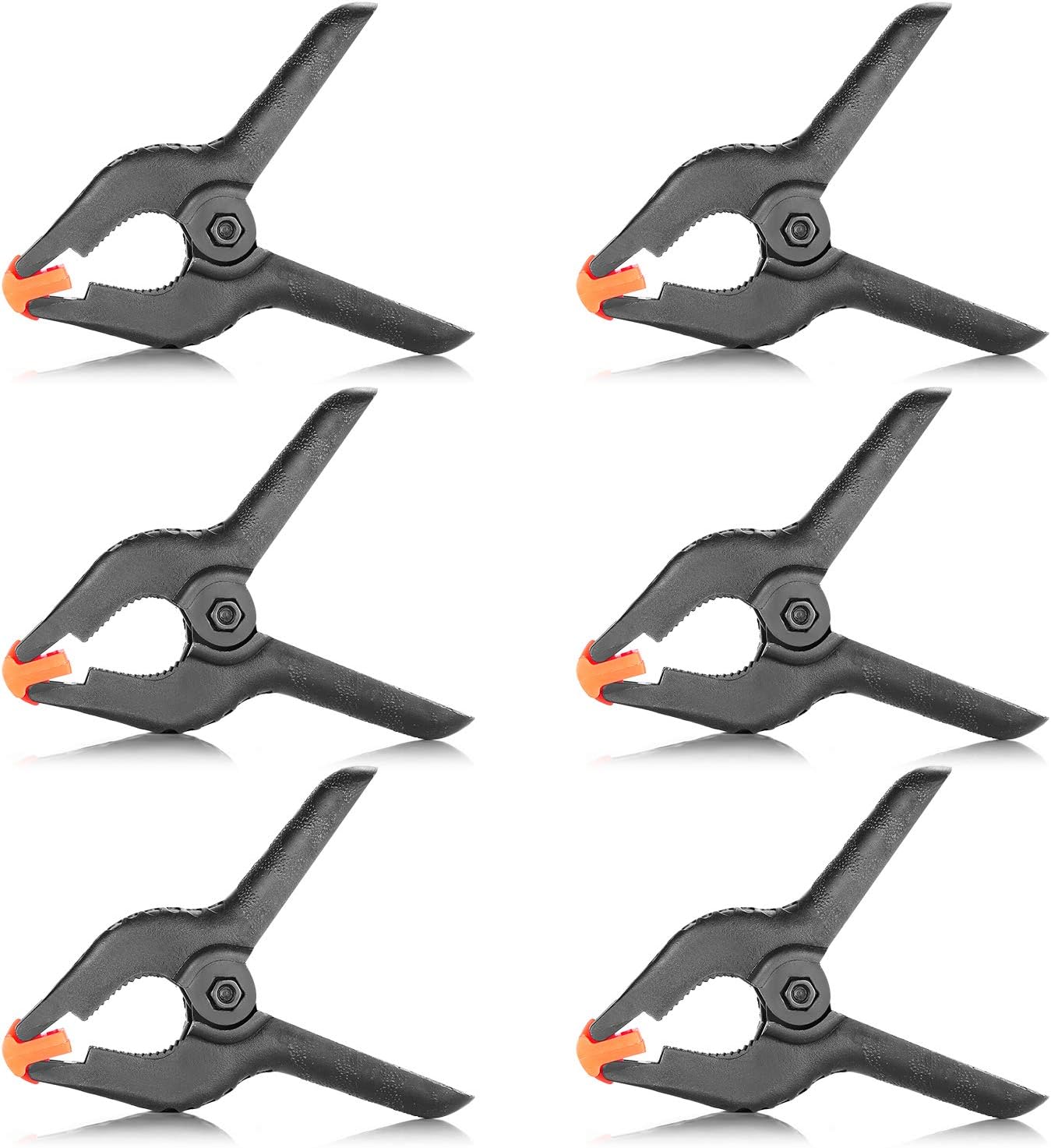 Neewer 6-Pack Set Heavy Duty Muslin Spring Clamps Clips 4.5"/11.4cm for ...