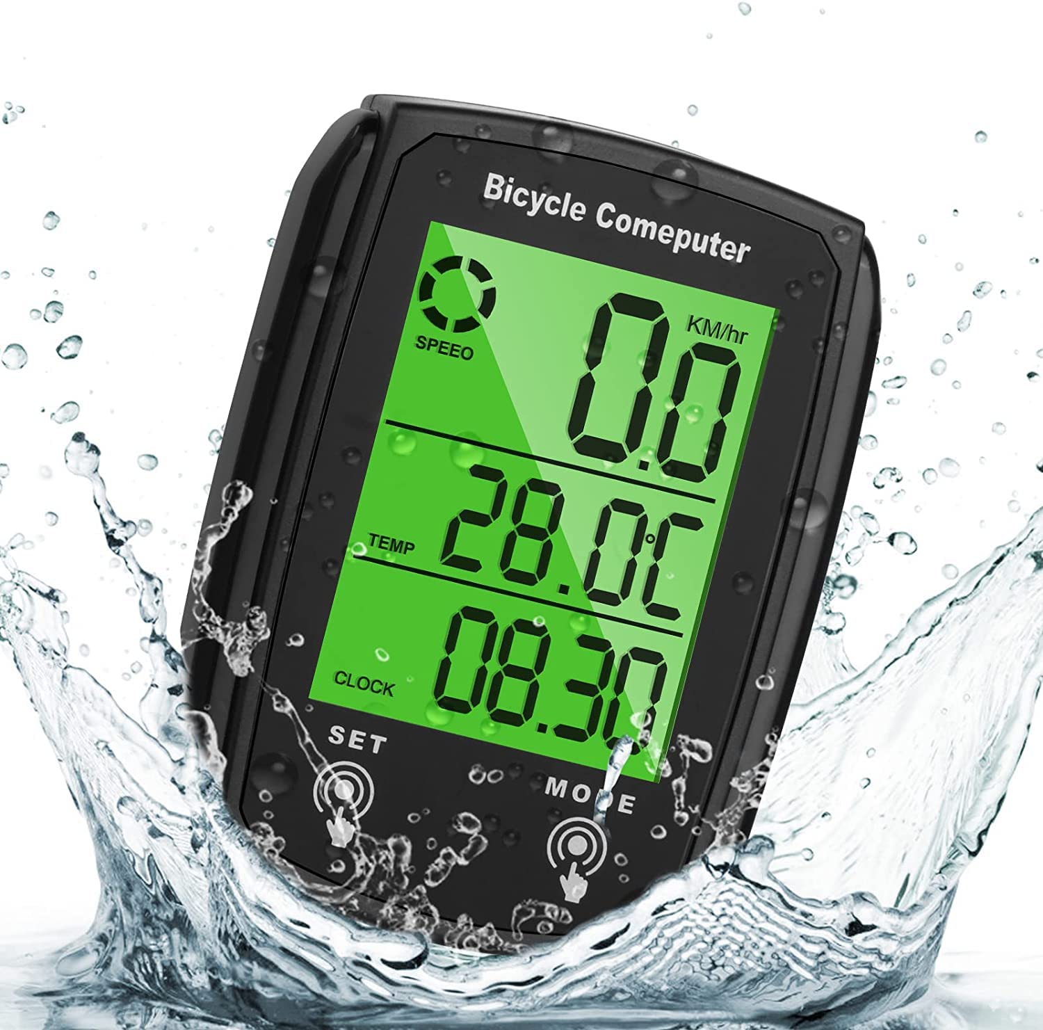 Buy SHIVEXIM Bike Computer, Universal 19 Functions IP54 Waterproof ...