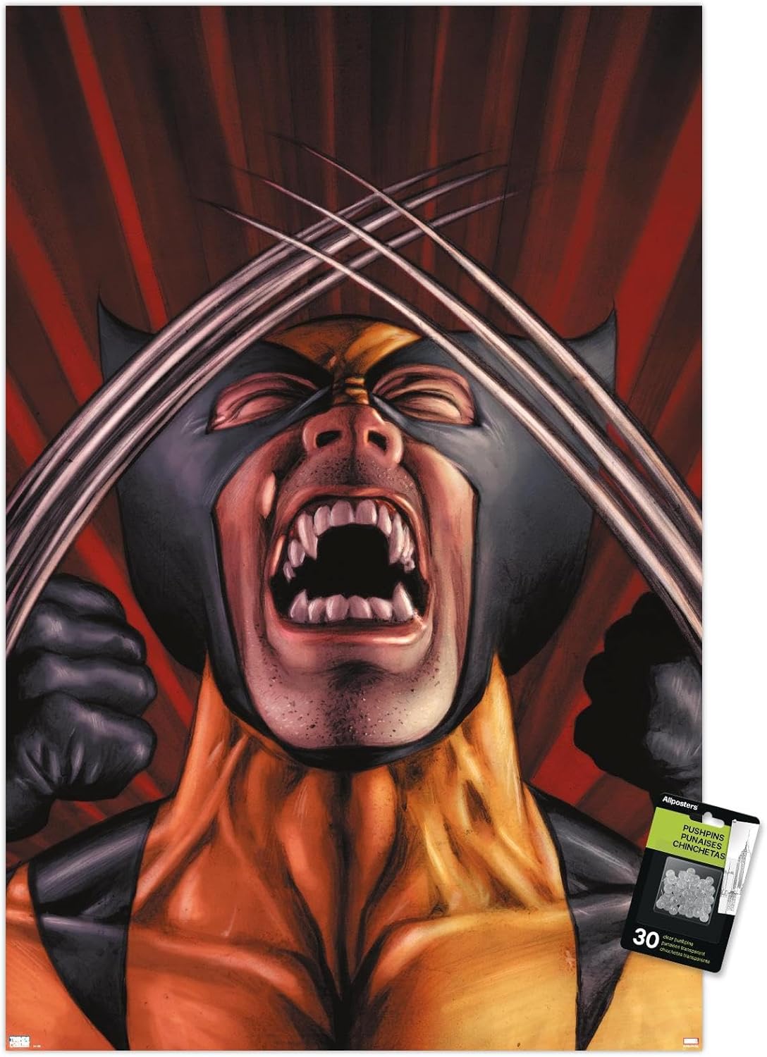 Amazon.com: Marvel Comics X-Men - X-Men Origins: Wolverine #1 Wall ...