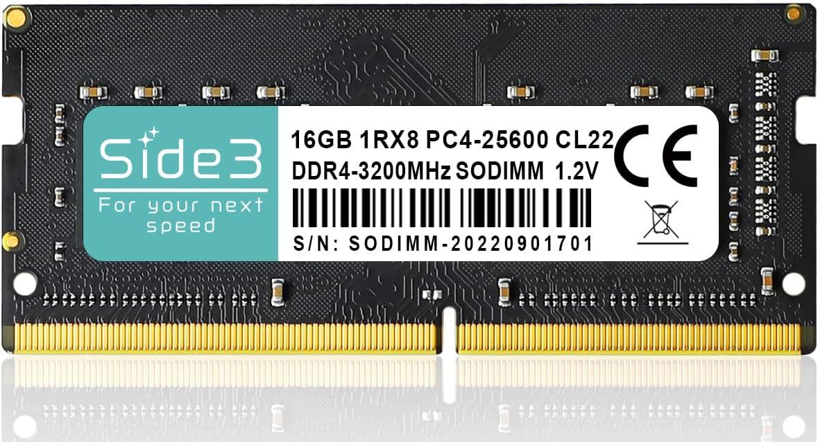 Amazon.co.jp: Side3 TOSHIBA dynabook増設 ノートPC用メモリ DDR4-3200 PC4-25600 ...