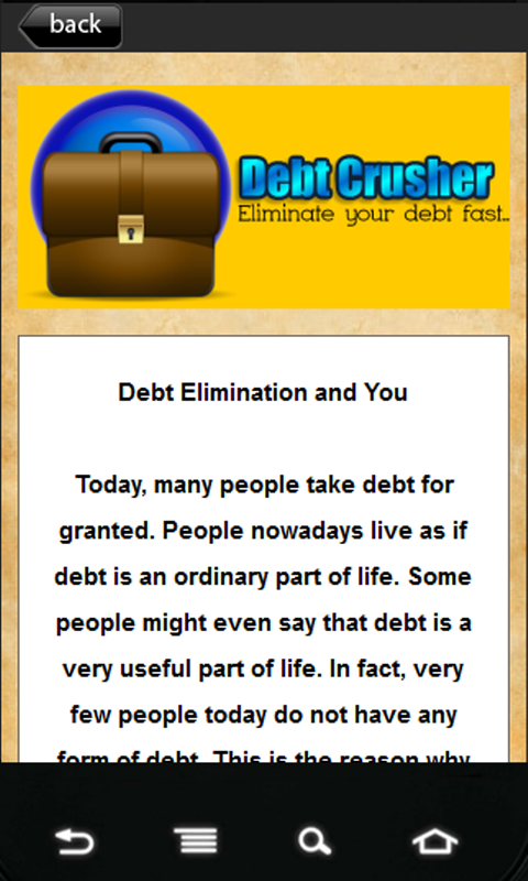 Debt Crusher - App on Amazon Appstore