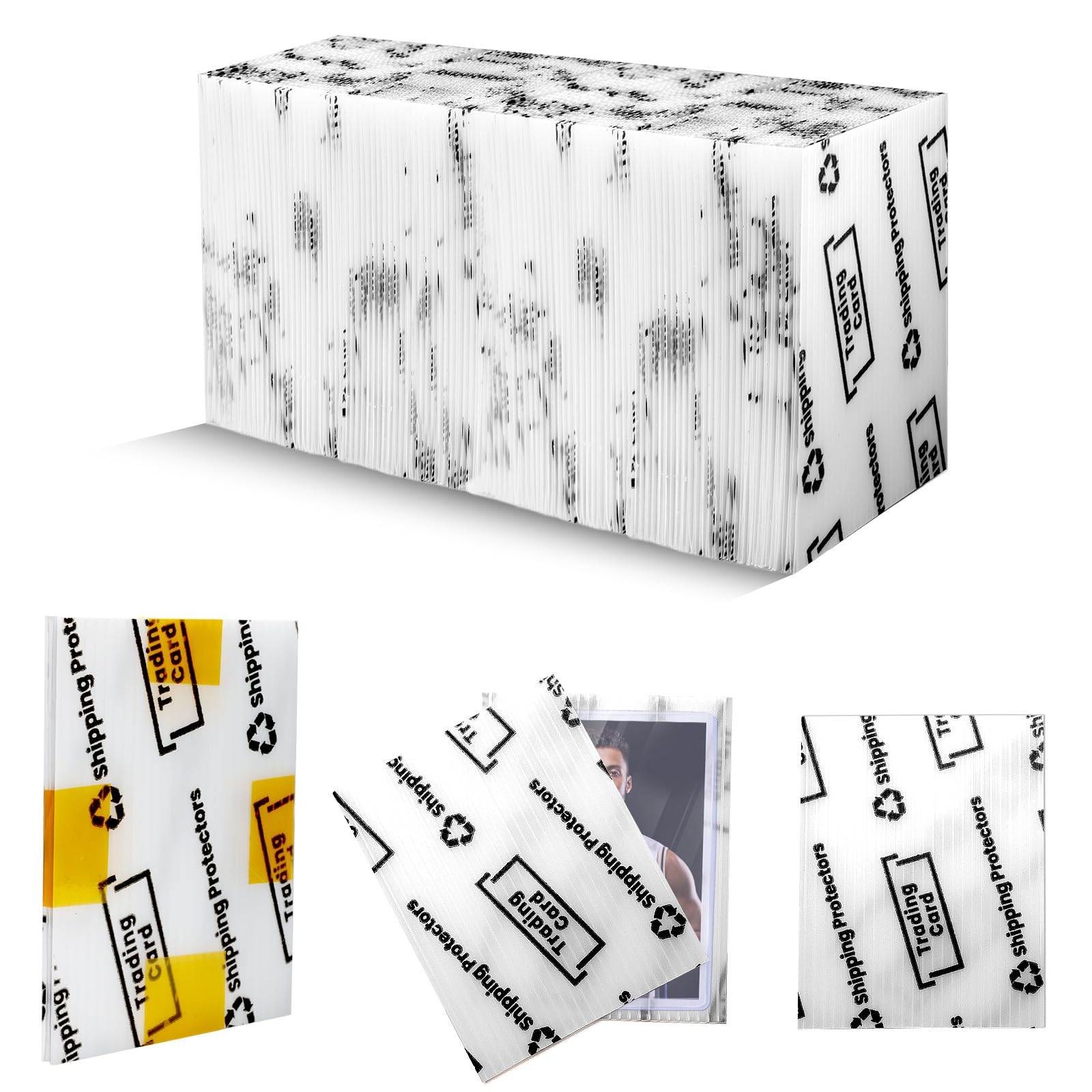 Amazon.com : 200 Pack Trading Card Shipping Protector Coolrunner 3.5" x ...