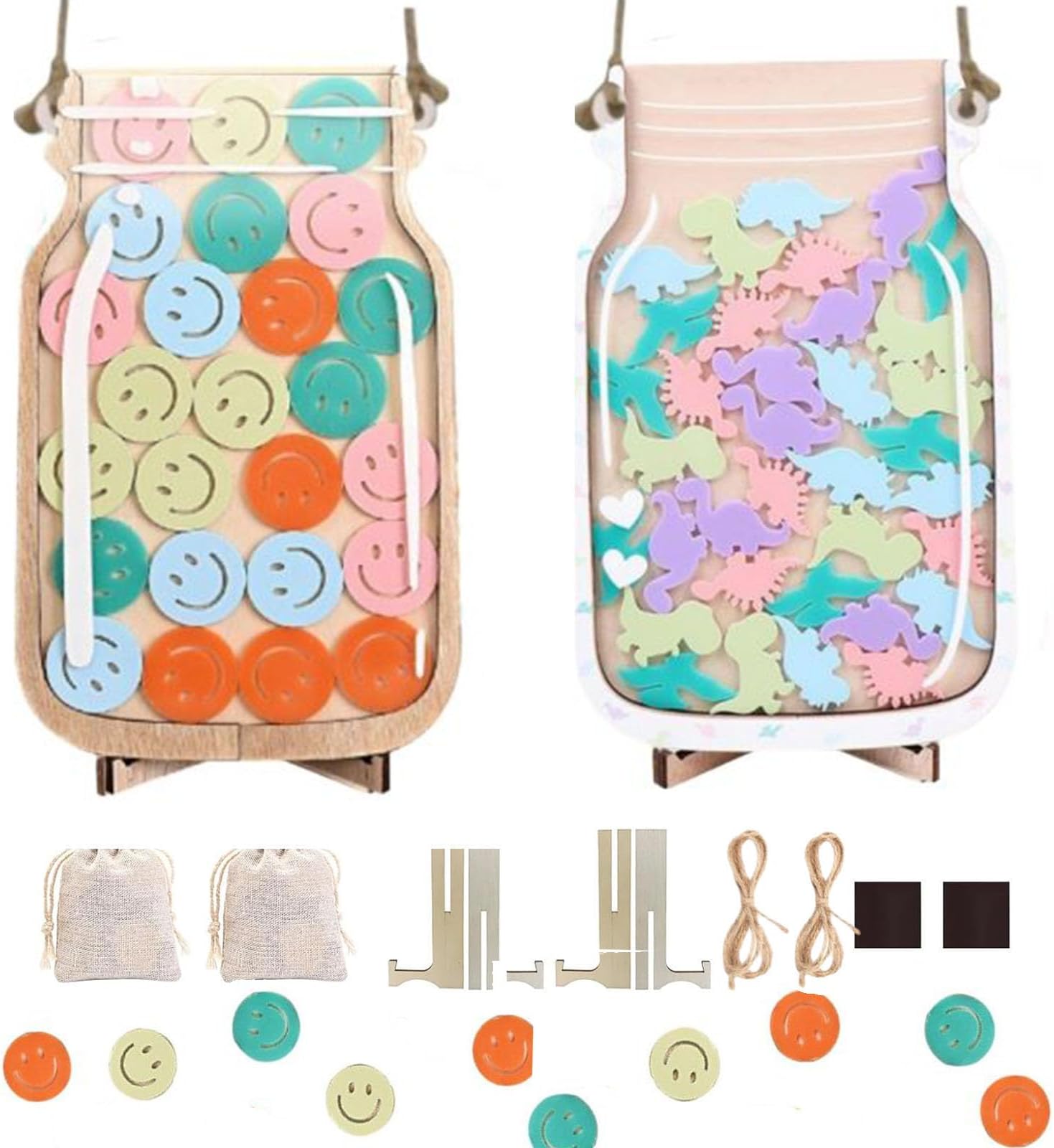 Amazon.com : 2 Pack Magnetic Reward Jar, Classroom Reward Jar ...