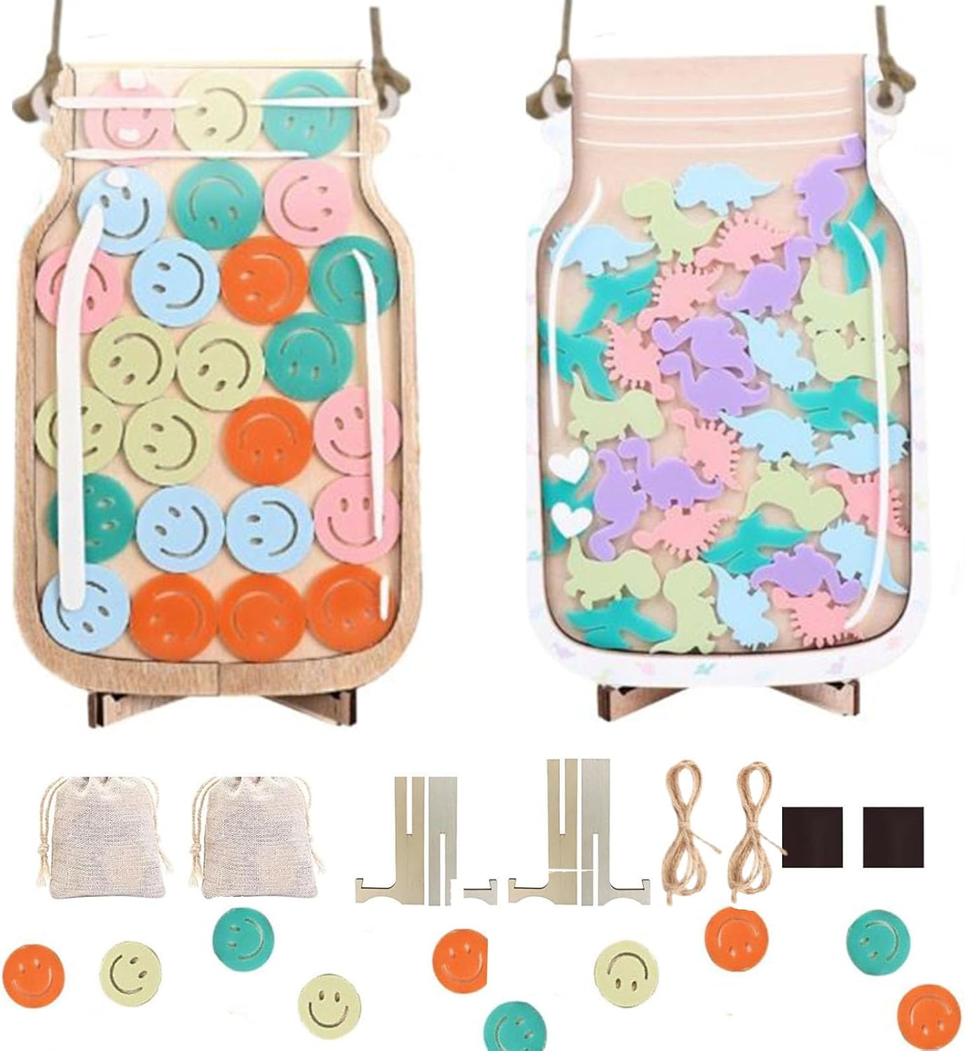 Amazon.com : 2 Pack Magnetic Reward Jar, Classroom Reward Jar:Incentive ...