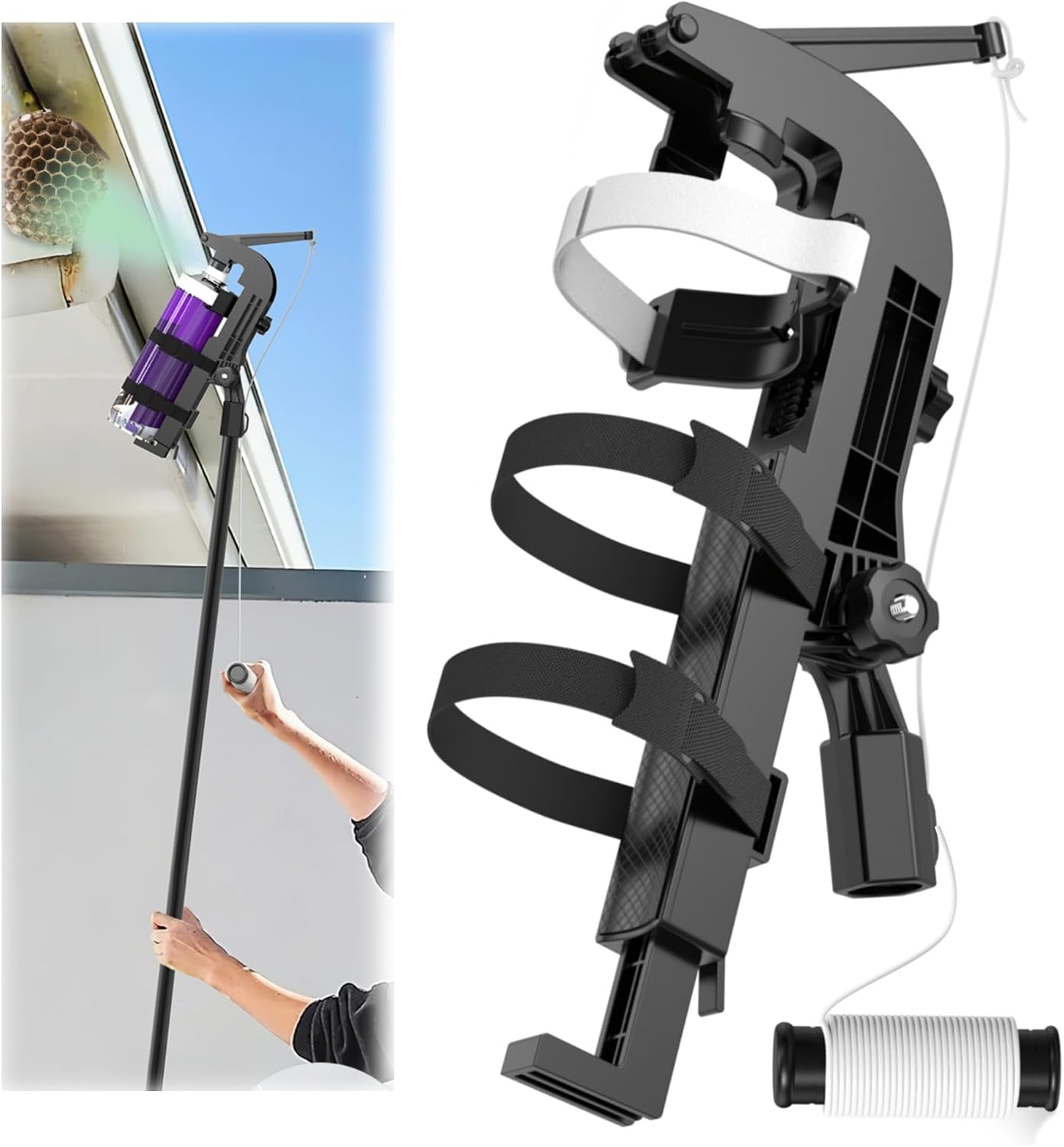 Amazon.com : Spray Can Extension Pole Adaptor, Adjustable Sprayer ...