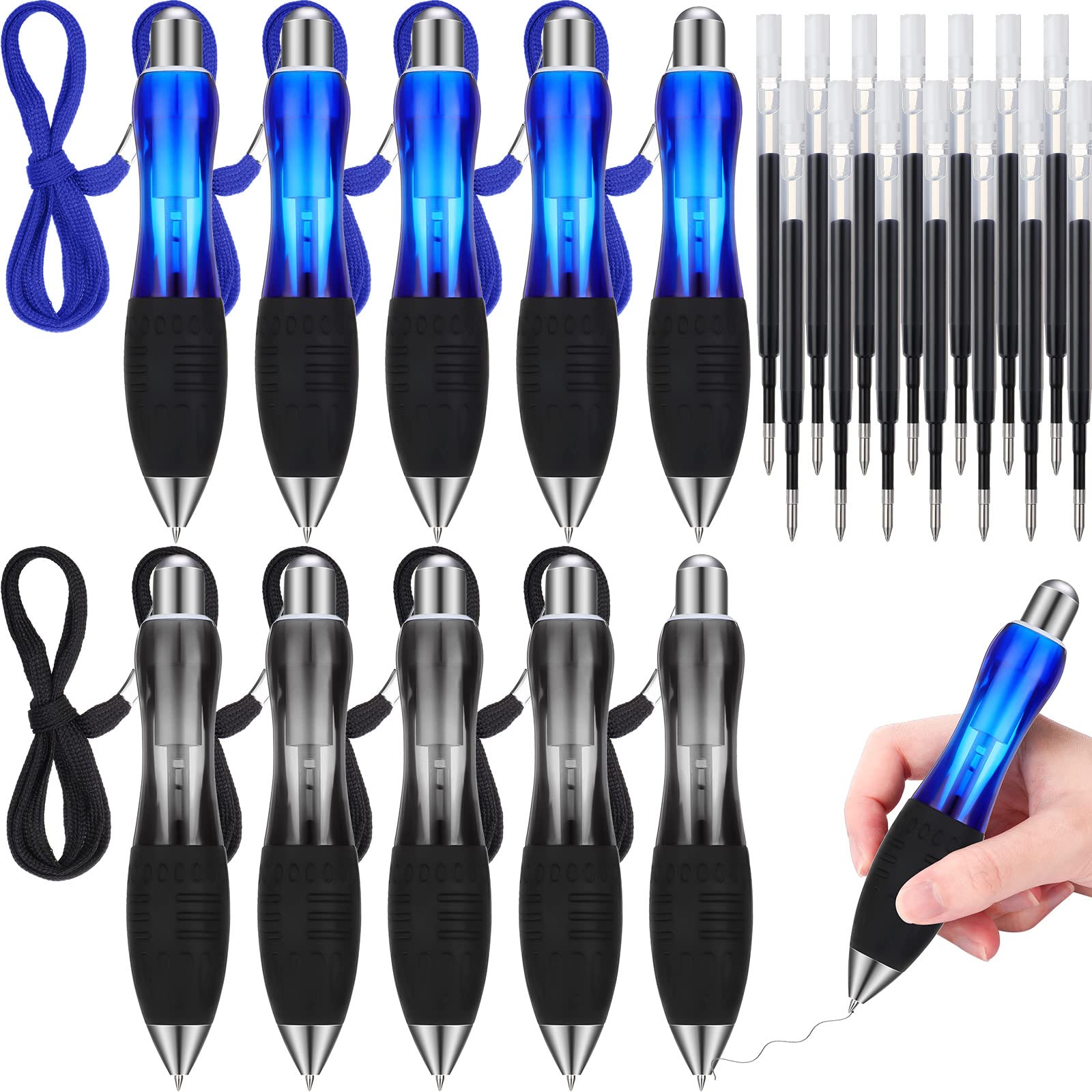 Buy 14 Pack Big Pens for Hands Writing Weighted Pen for Parkinson Wide ...