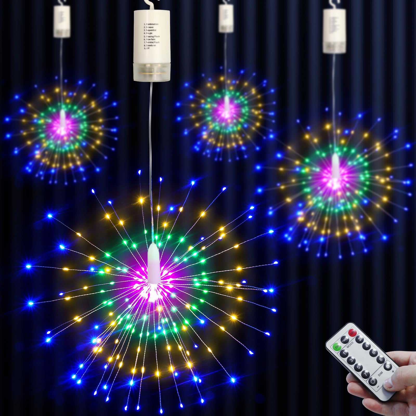 Amazon.com: ICIH Firework LED Strip Lights Dream Color RGB Changing ...