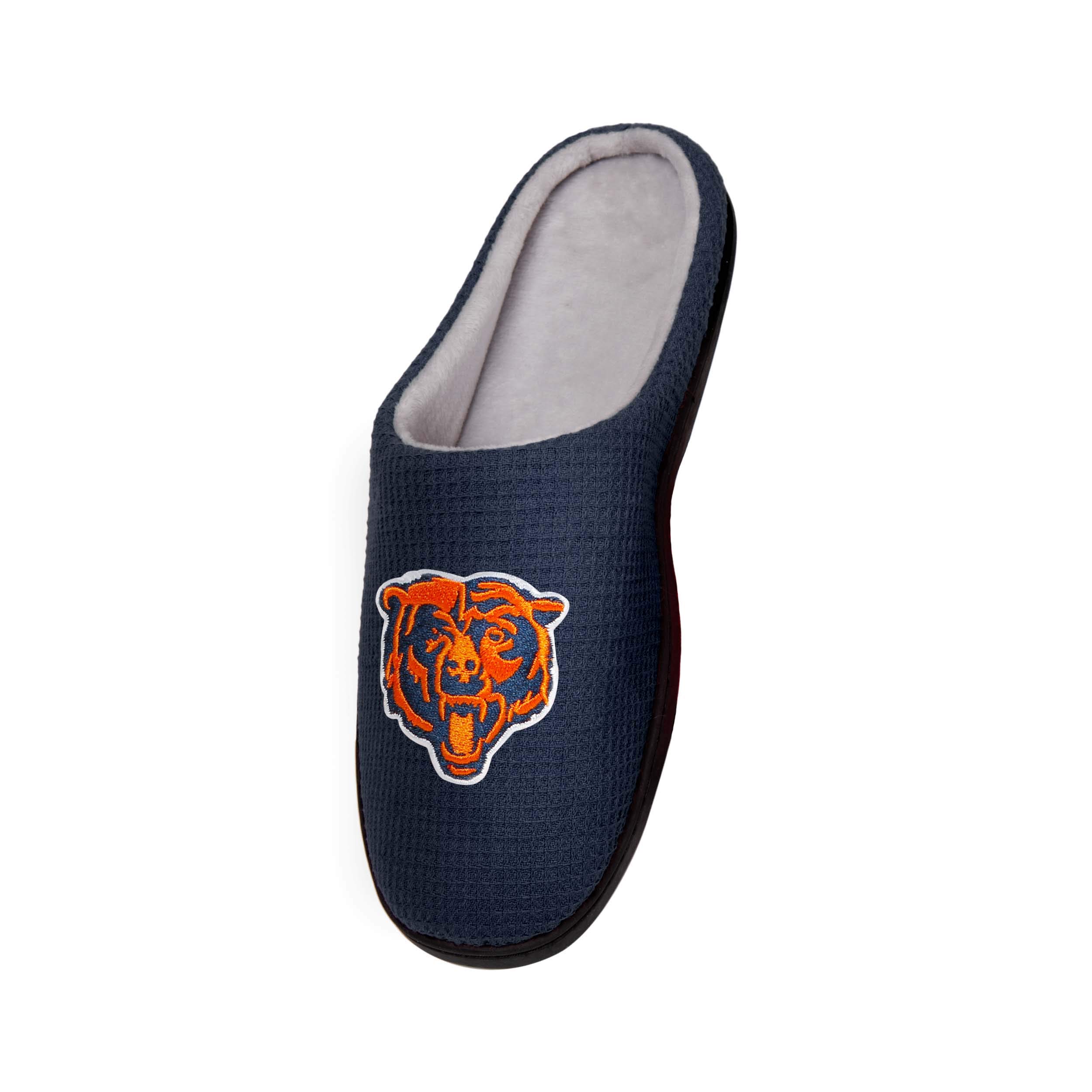 Snapklik.com : FOCO Chicago Bears NFL Mens Memory Foam Slide