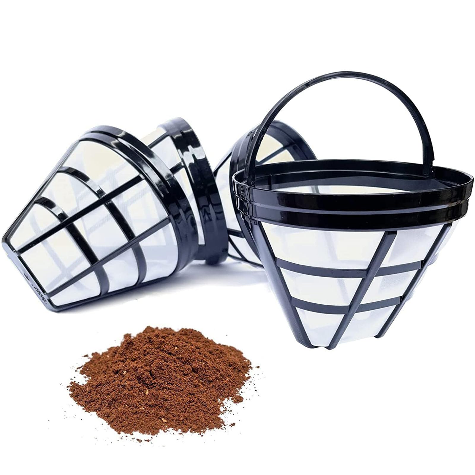 Emapoy 4 Pack Reusable Coffee Filters, 4 Reusable Coffee Filters ...