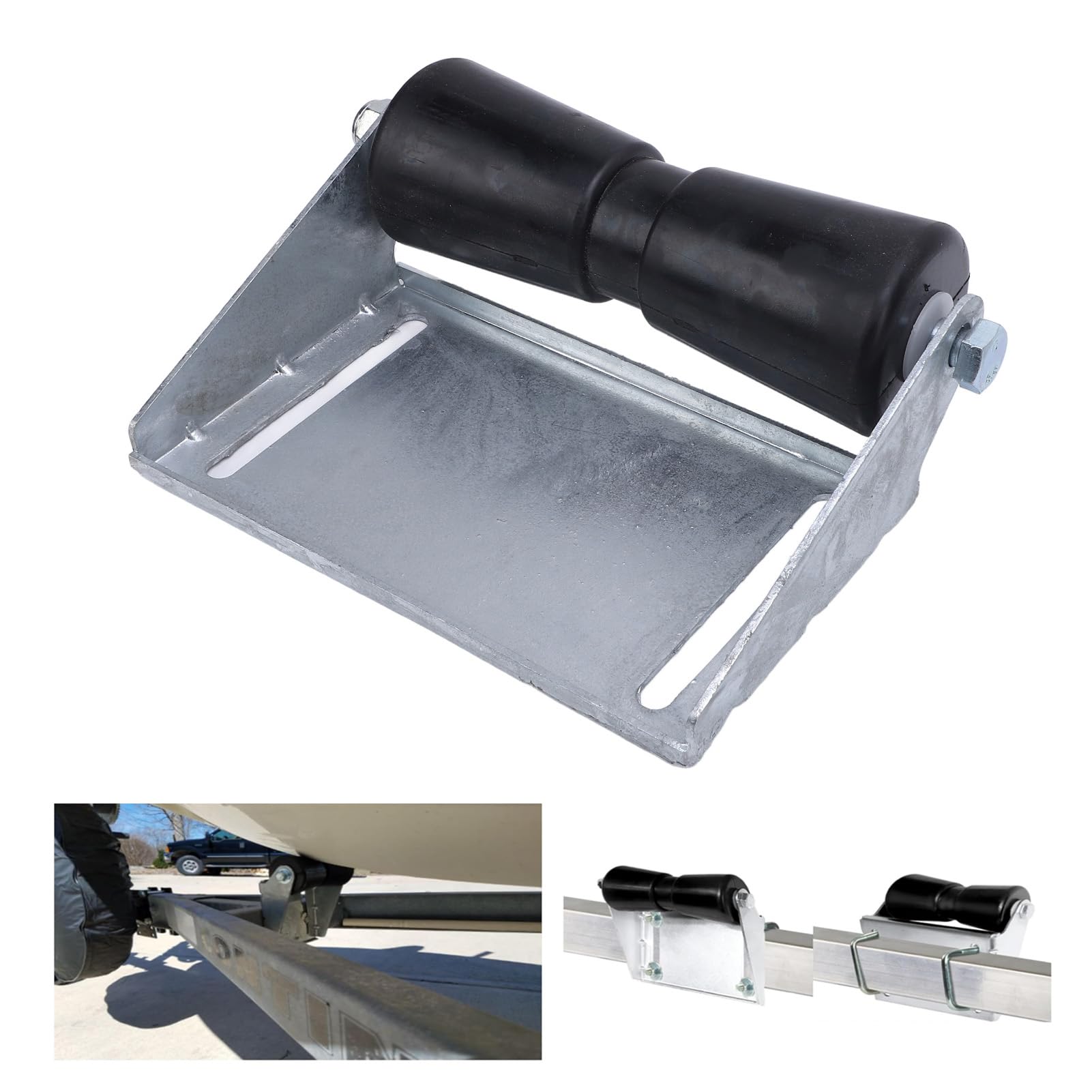 Trailer Loading Roller 12-Inch Boat Trailer Keel Roller - Galvanized ...