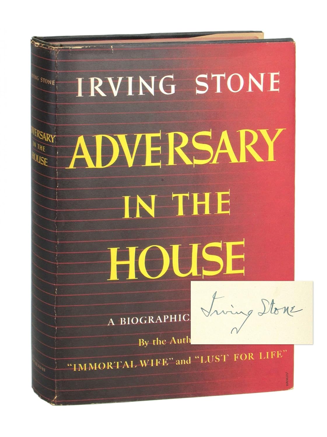 Adversary in the House: Stone, Irving: 9780385040037: Books - Amazon.ca