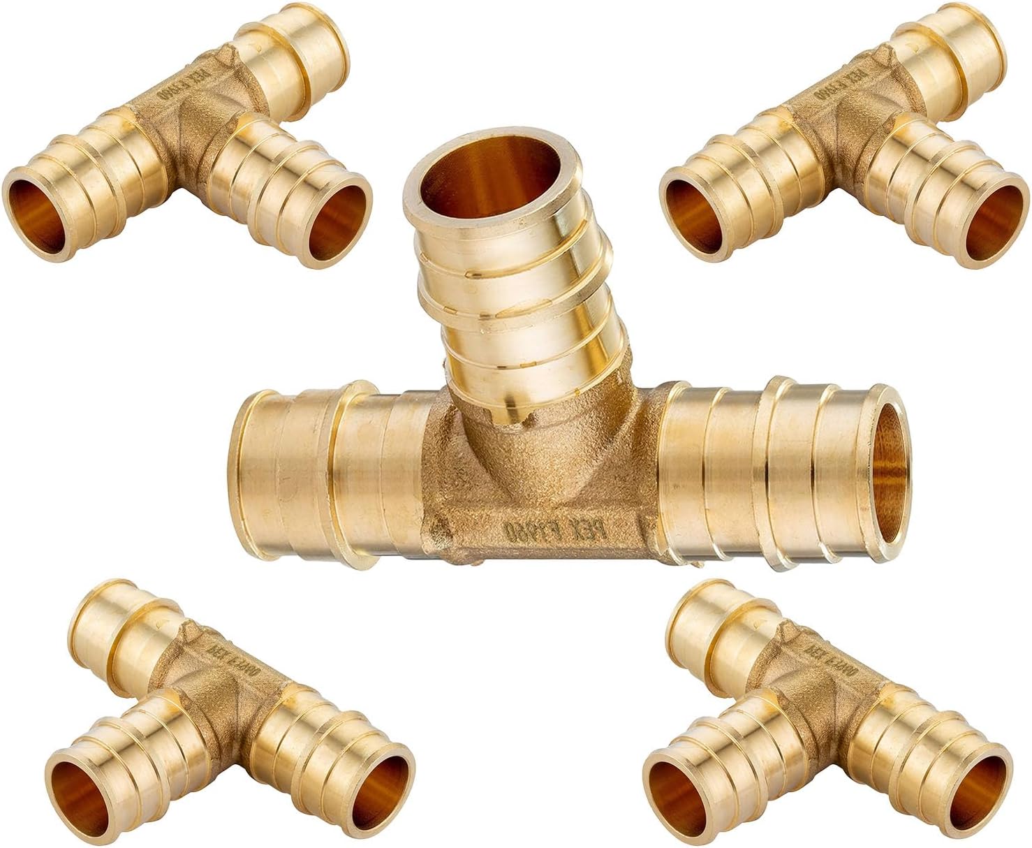 Amazon.com: (5-Pack) Seelink PEX-A Expansion Fittings, 1" x 1" x 1" PEX ...