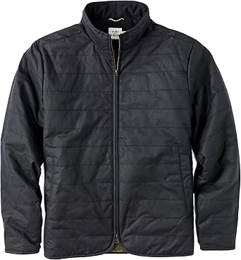 Huckberry Flint and Tinder York Quilted Waxed Jacket, Mens Coat, Dark ...