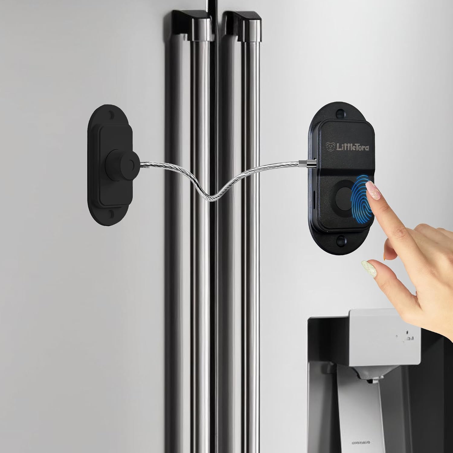 LittleTora Fingerprint Fridge Lock - Childproof Security - Amazon.com