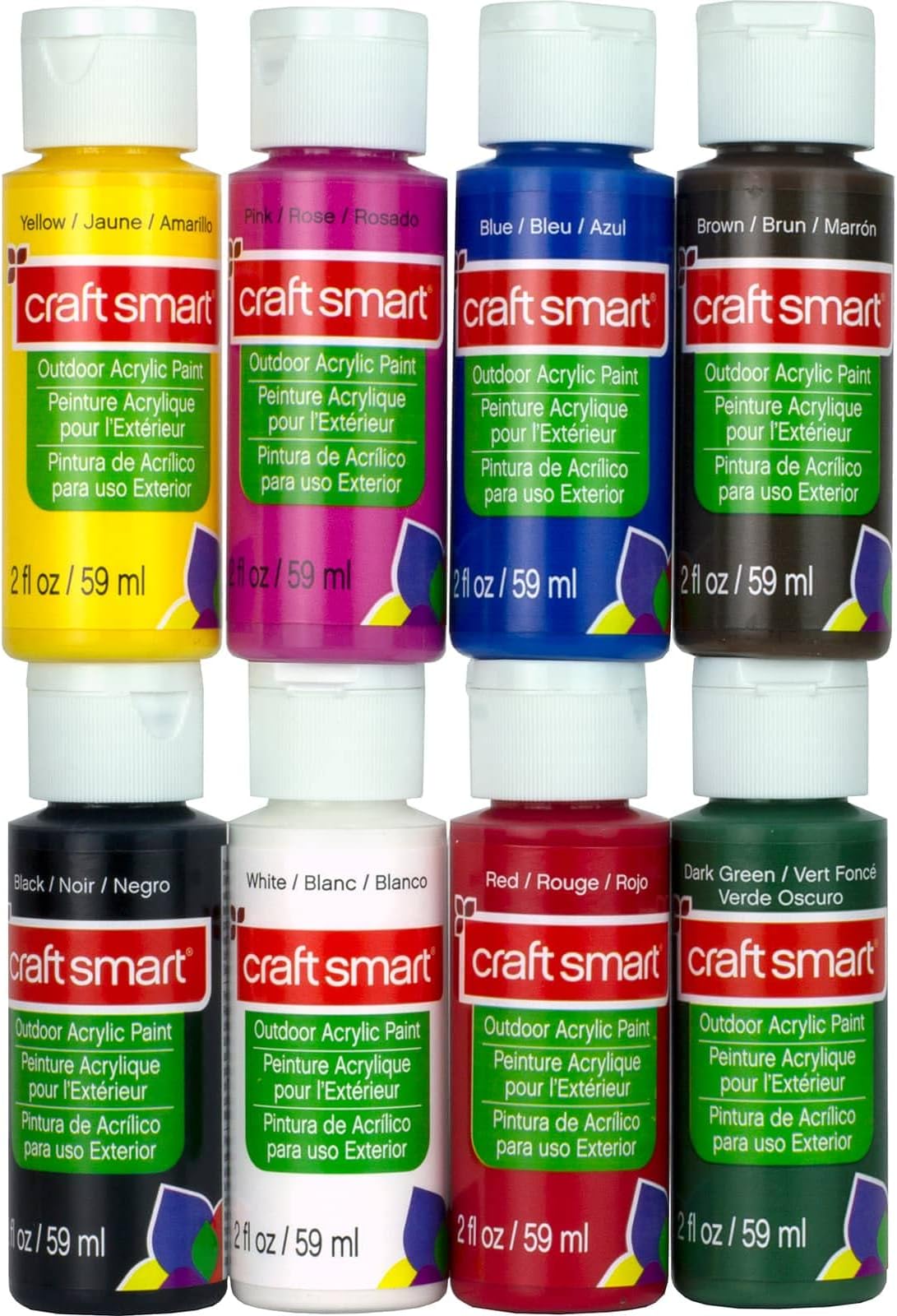 Amazon.com: MICHAELS Craft Smart™ Matte Acrylic Paint Value Set : Arts ...
