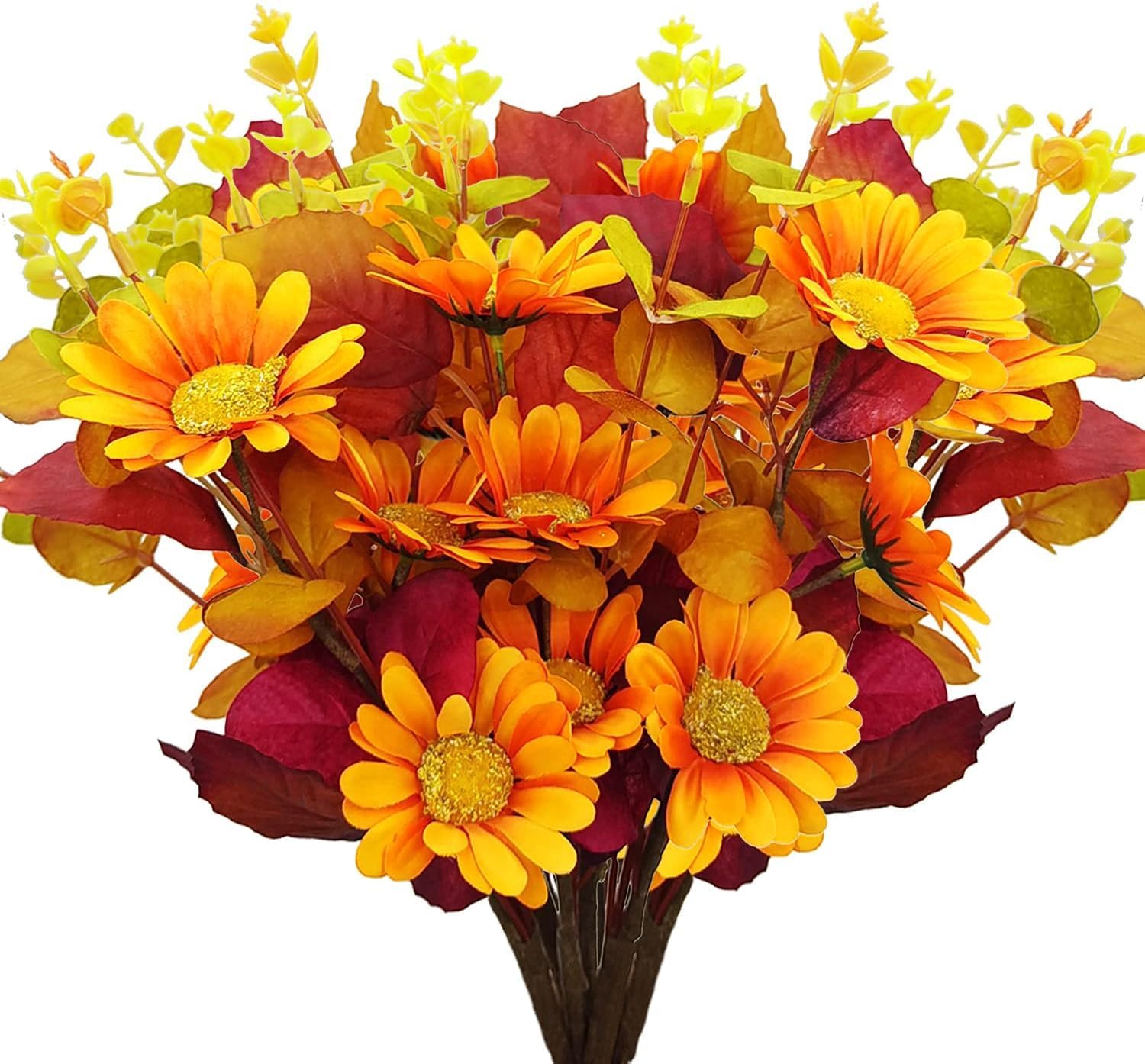 Amazon.com: Guagb 5 Bundles Fall Artificial Flowers Arrangements Fall ...