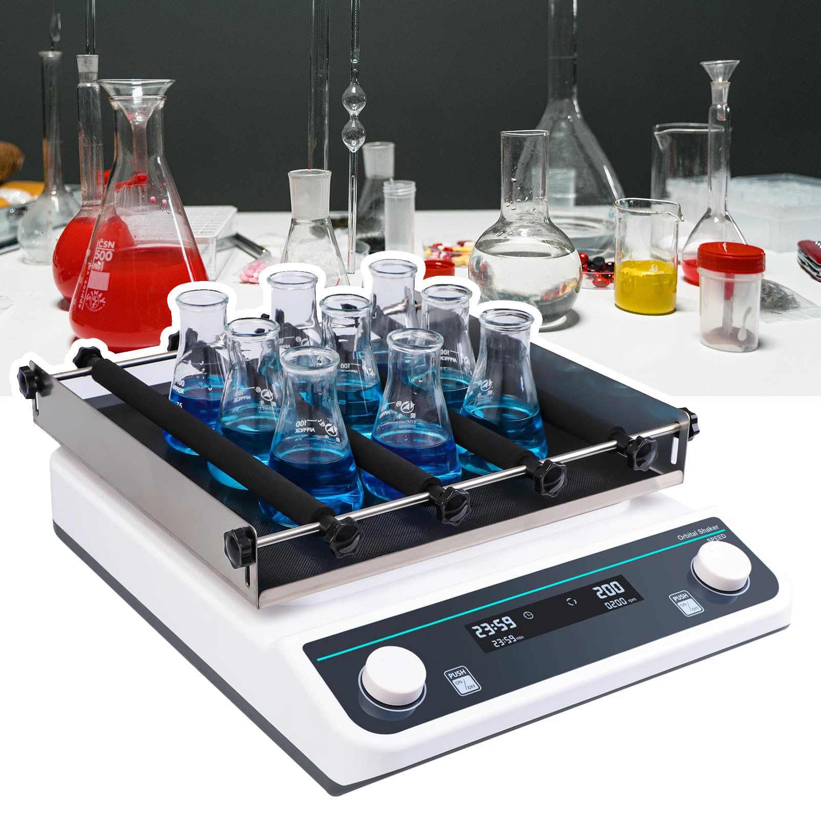 Buy JMOZHCD Lab Orbital Shaker,Digital Orbital Shaker Table for Lab ...