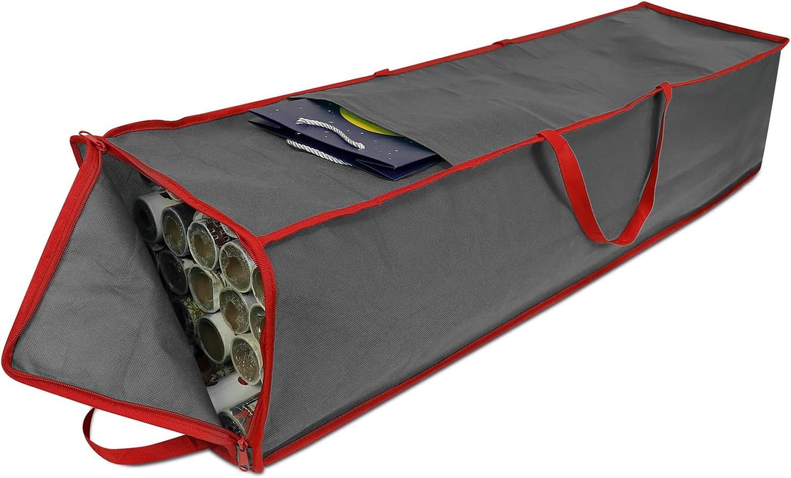 Amazon.com: bruwaa Wrapping Paper Organizer Storage Bag Containers, 41 ...