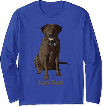 Amazon.com: Lab Dad Chocolate Labrador Retriever Shirt : Clothing ...