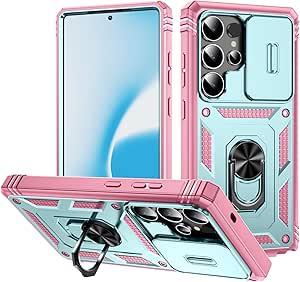 Amazon.com: DAWEIXEAU Case for Galaxy S25 Ultra, Slide Lens Protective Case Shockproof Impact ...