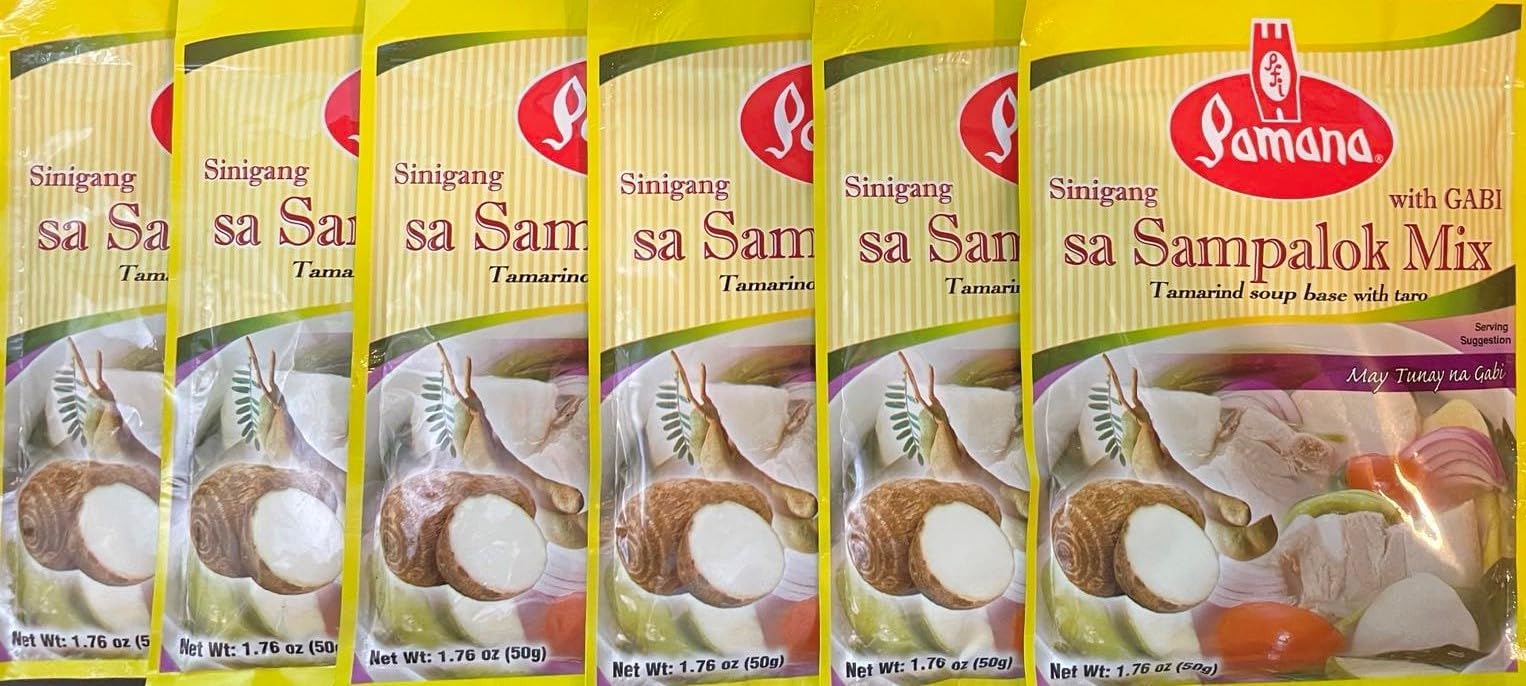 Amazon.com : Pamana Sinigang Sa Sampalok Mix with Gabi Tamarind Soup ...