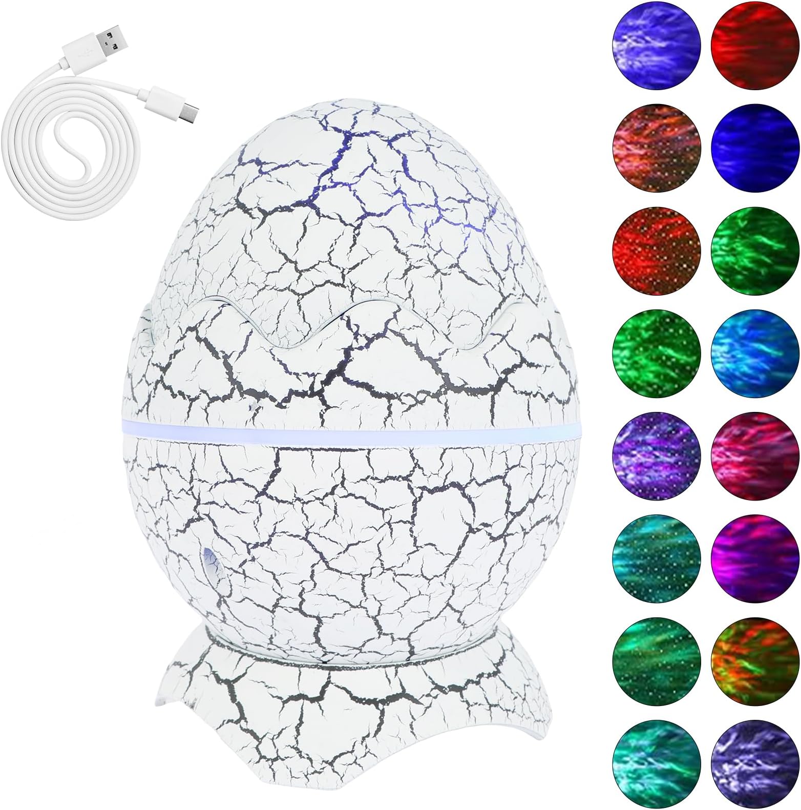 Amazon.com: Dinosaur Egg Galaxy Star Projector Starry Light with ...