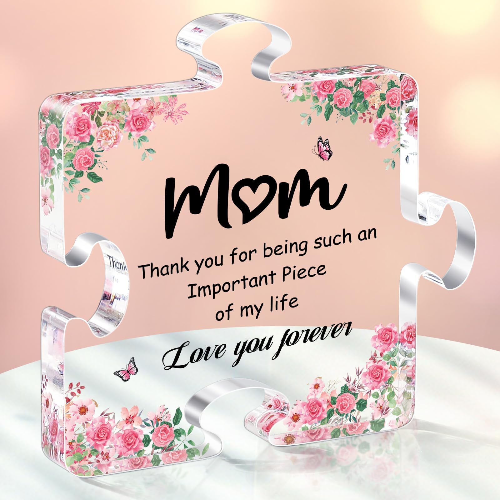 Mothers Day Gifts for Mum - Puzzle Acrylic Plaque Gifts for Mum, Mum ...